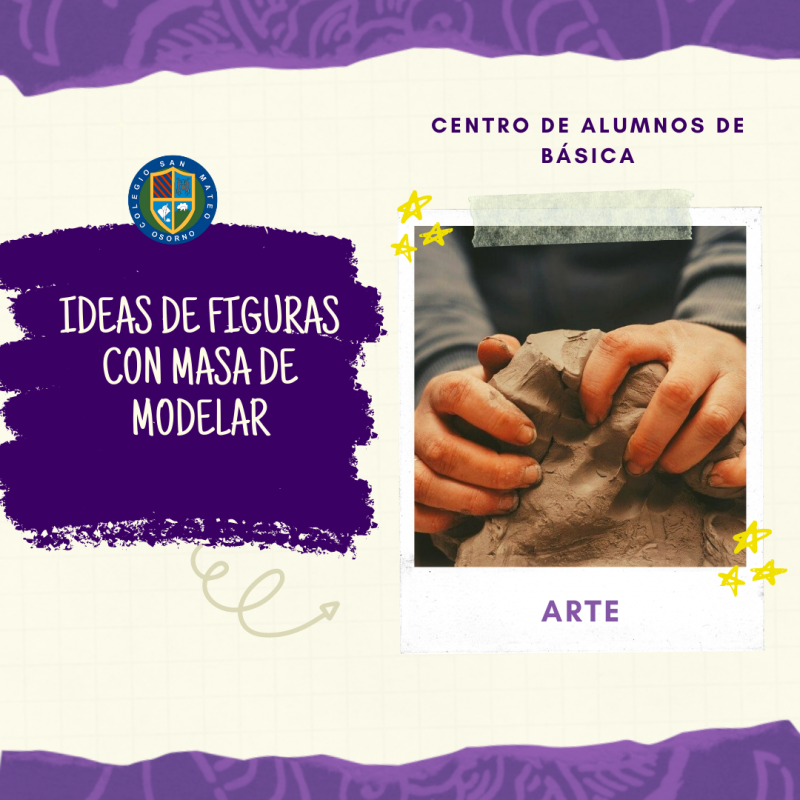 Arte – Ideas de figuras con masa de modelar – Colegio San Mateo